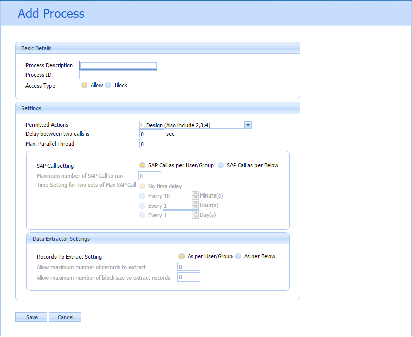 Manage Processes – Process Runner