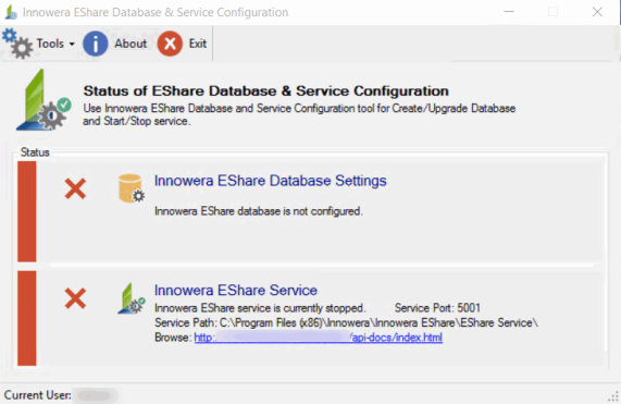 Configure EShare Service – Process Runner