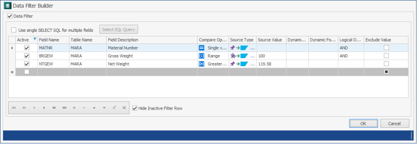 Work with Different Source Types in Data Filter – Process Runner