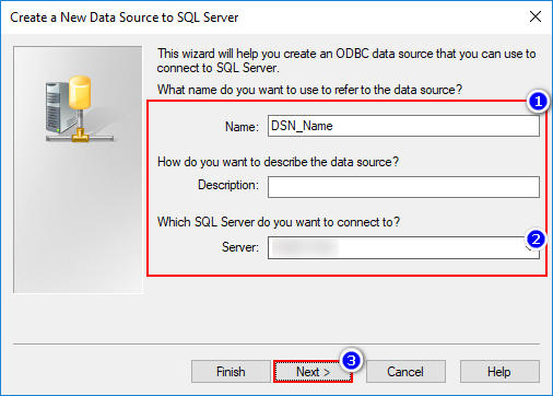 Set Up DSN in ODBC Data Source – Process Runner
