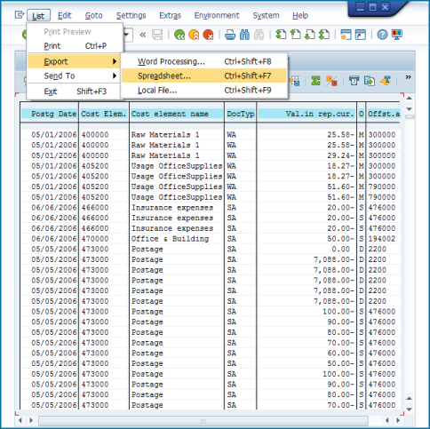 Export Report from SAP to Excel – Process Runner