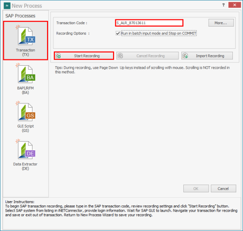 Export Report from SAP to Excel – Process Runner