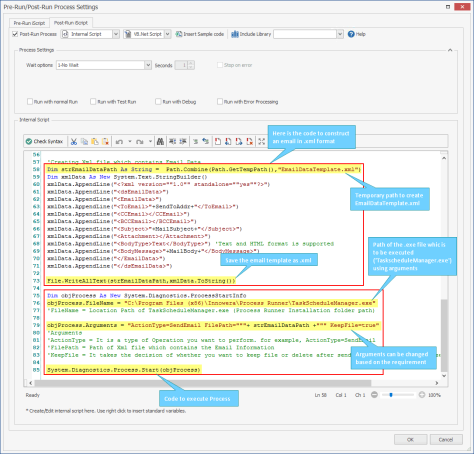 Send Email Using Task Schedule Manager Tool – Process Runner